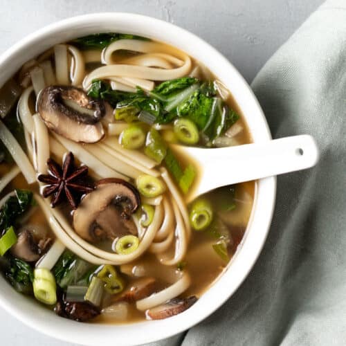 Simple Bok Choy Soup With Noodles