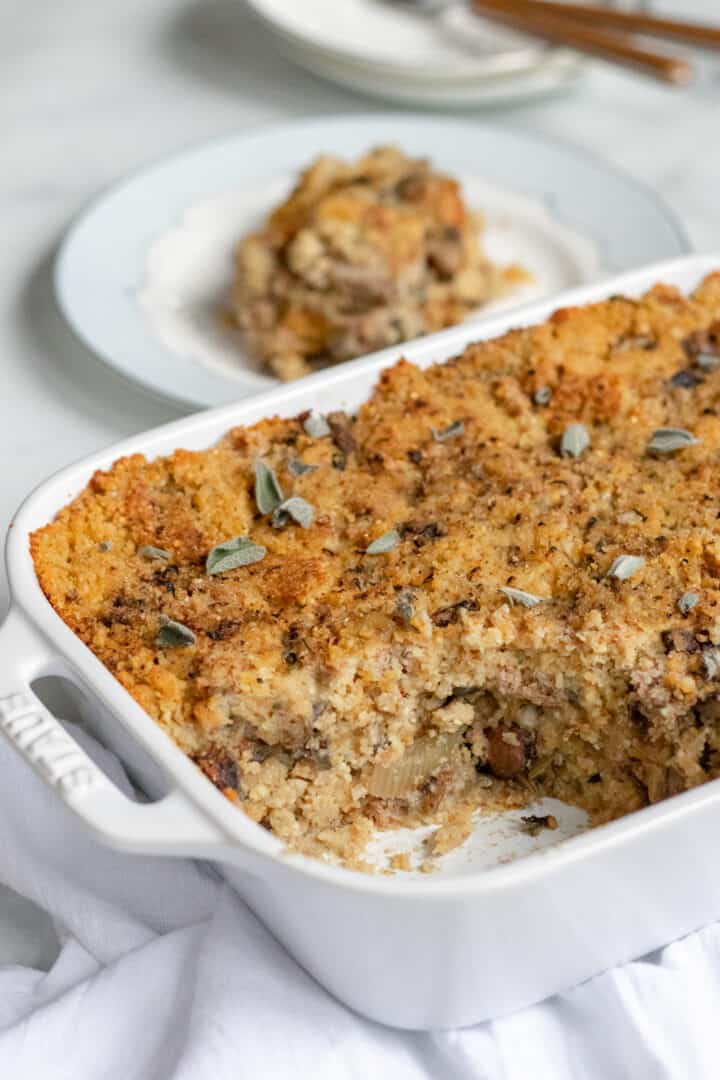 Vegan Cornbread Dressing - My Quiet Kitchen