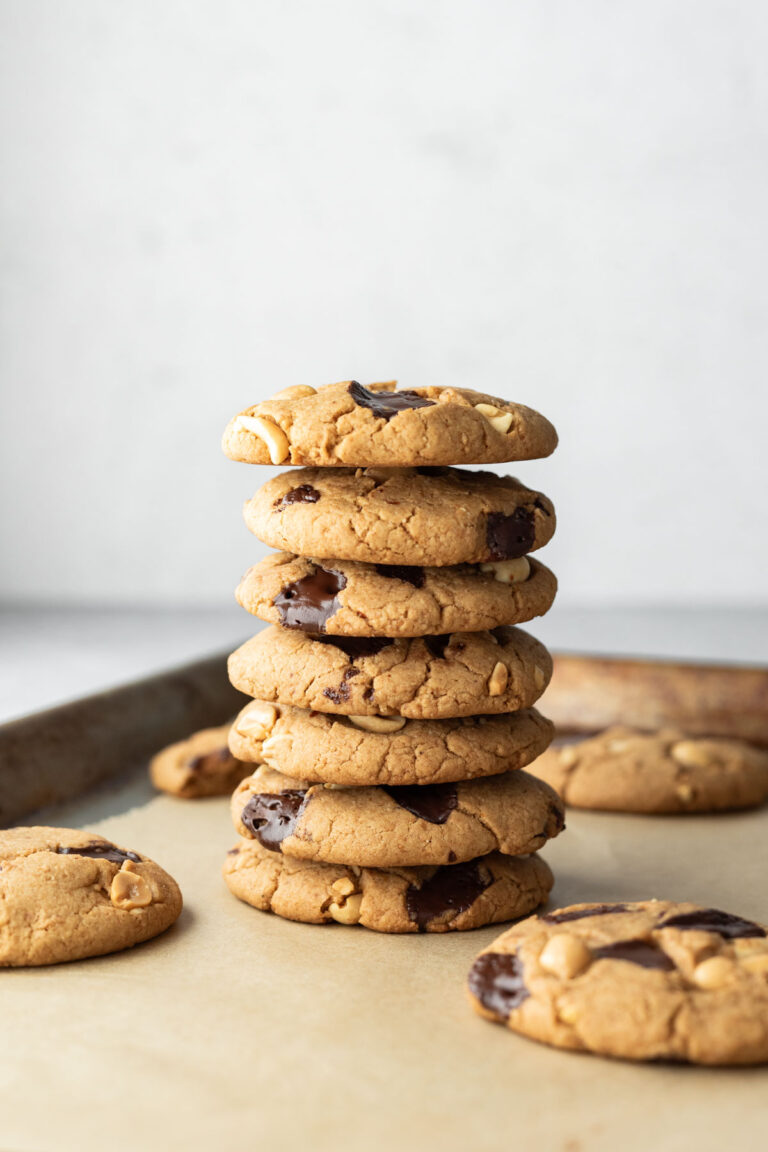 Spelt Cookies With Chocolate & Peanuts - My Quiet Kitchen
