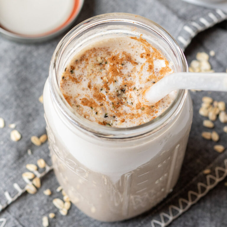 Blended Oat Breakfast Drink - My Quiet Kitchen