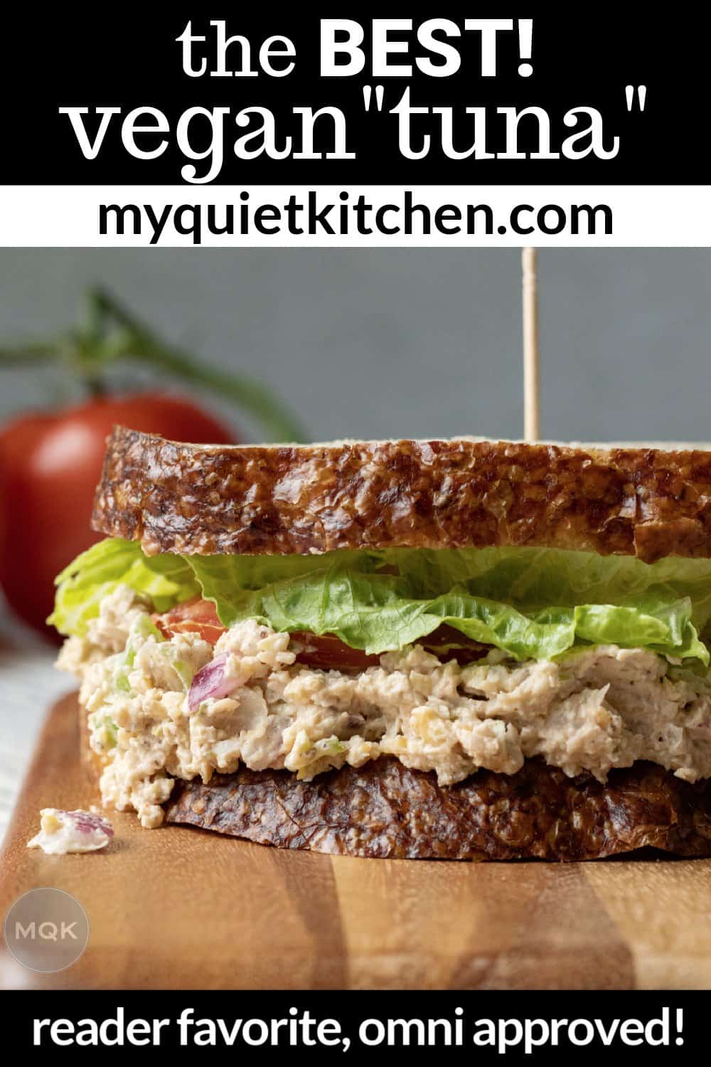 Vegan Tuna Salad (With Chickpeas & Jackfruit) - My Quiet Kitchen