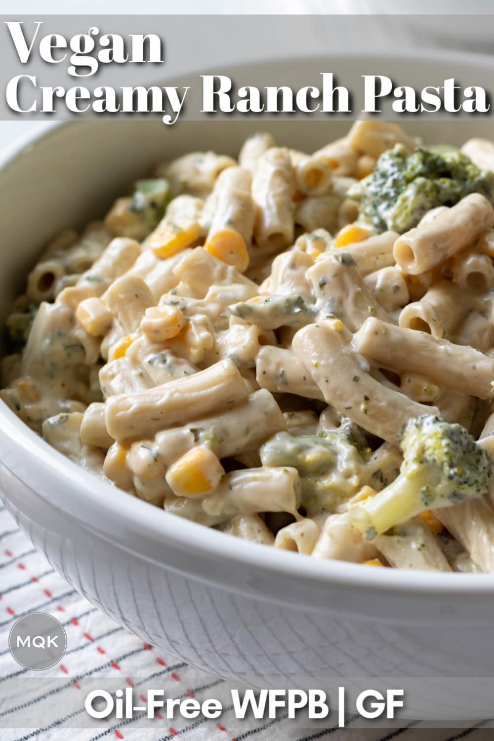 Vegan Ranch Pasta - My Quiet Kitchen