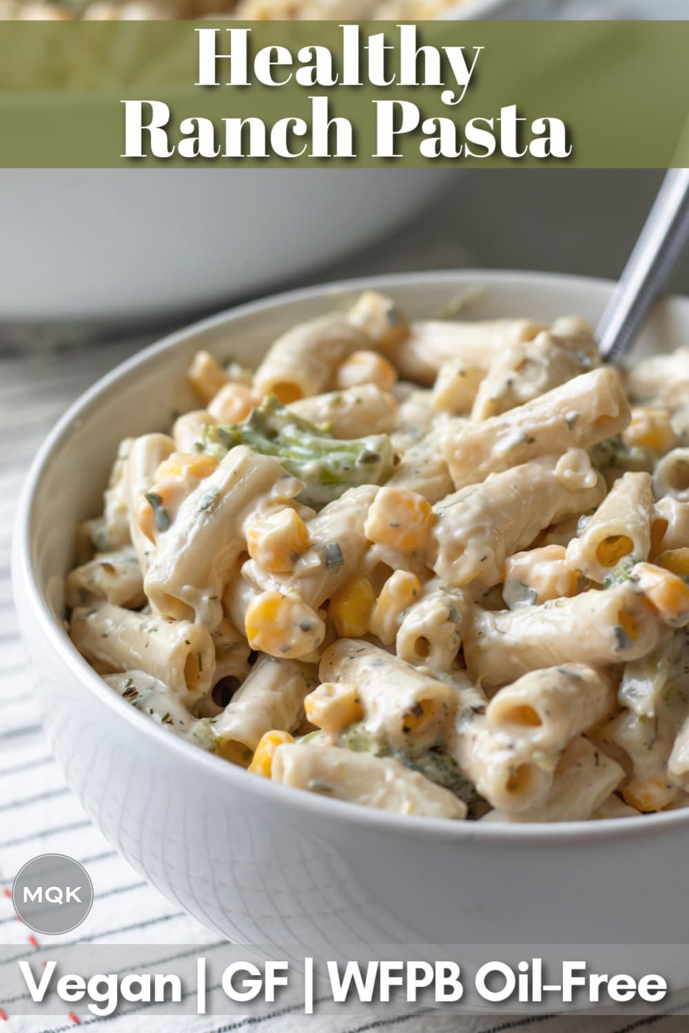 Vegan Ranch Pasta - My Quiet Kitchen