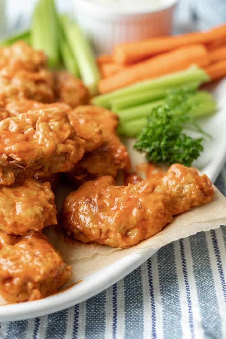 Vegan Buffalo Wings - My Quiet Kitchen