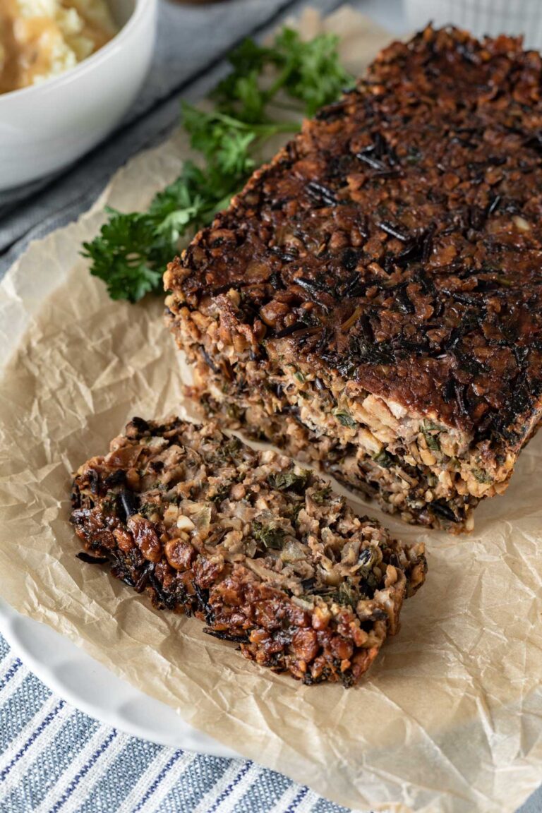 Vegan Chickpea Meatloaf (Gluten-Free Option) - My Quiet Kitchen