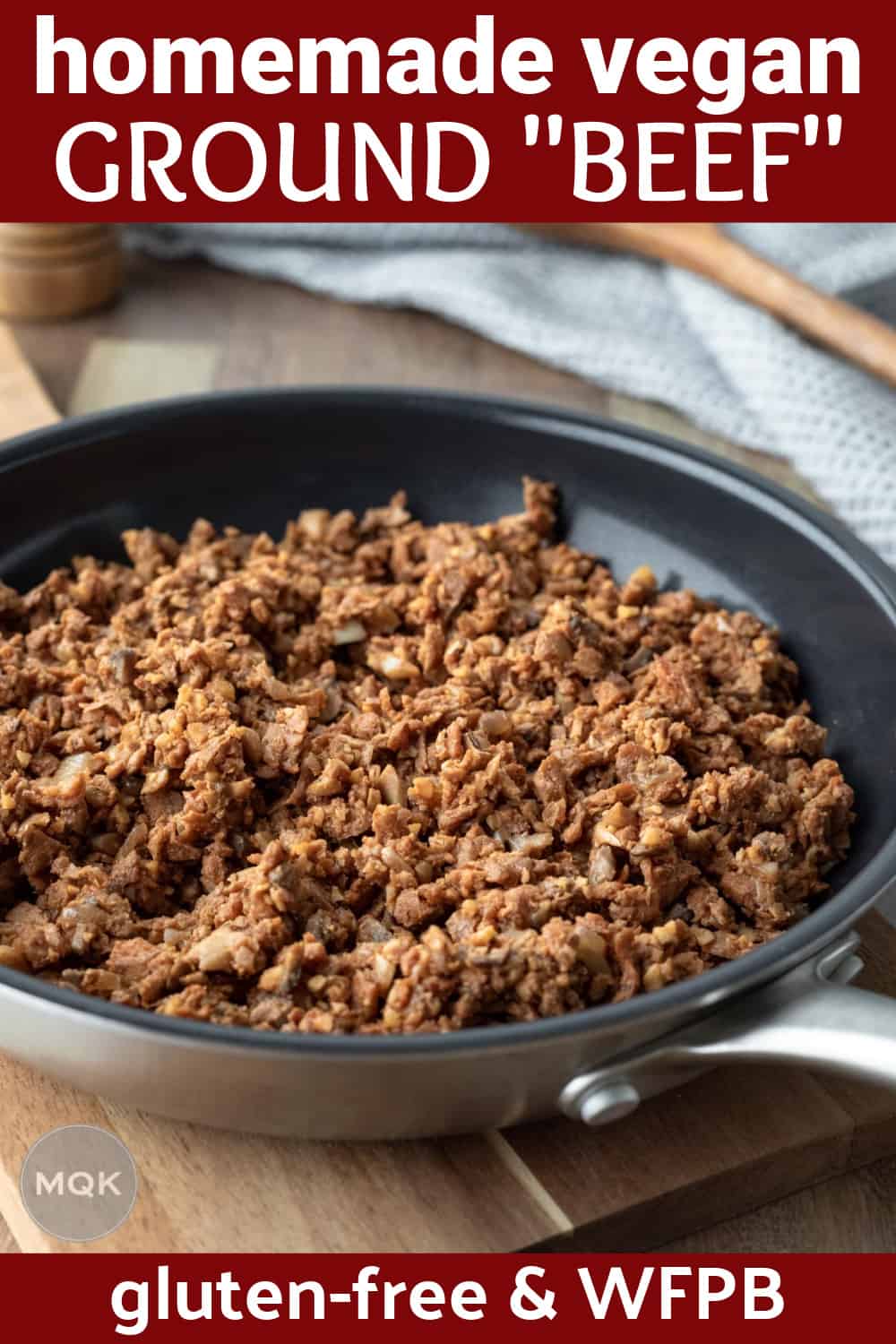 Vegan Ground Beef Gluten Free Oil Free My Quiet Kitchen