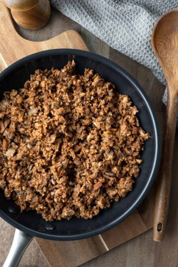 Vegan Ground Beef (Gluten-Free, Oil-Free) - My Quiet Kitchen
