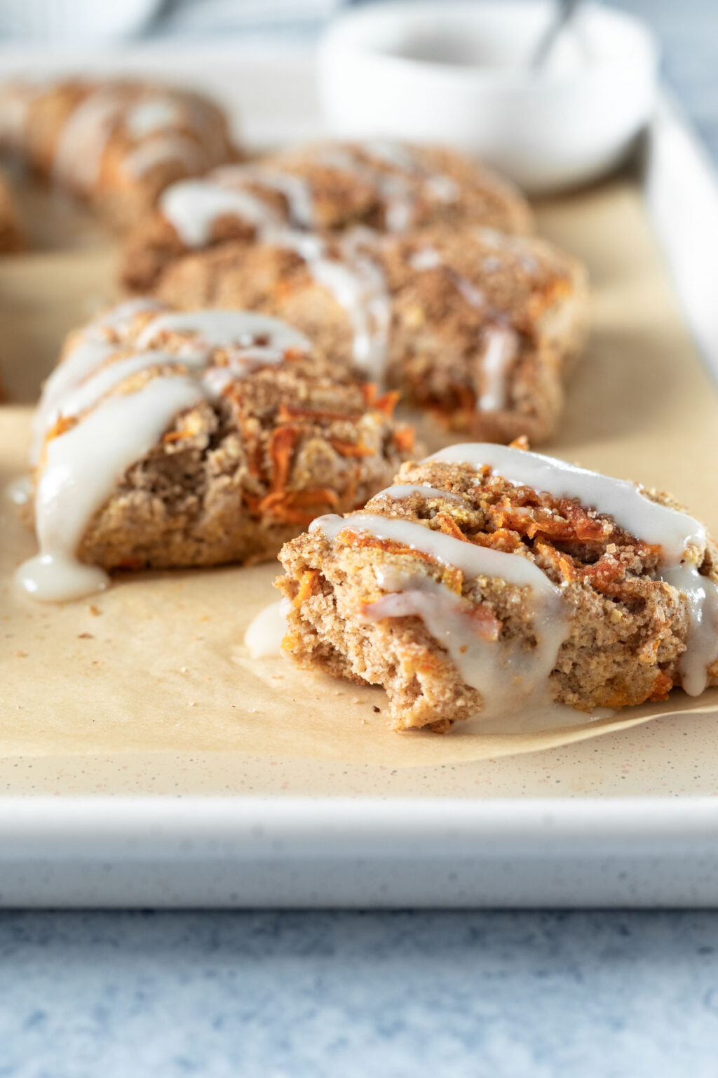 Carrot Cake Scones (Vegan, Oil-Free) - My Quiet Kitchen