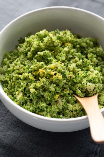 How to Make Riced Broccoli - My Quiet Kitchen
