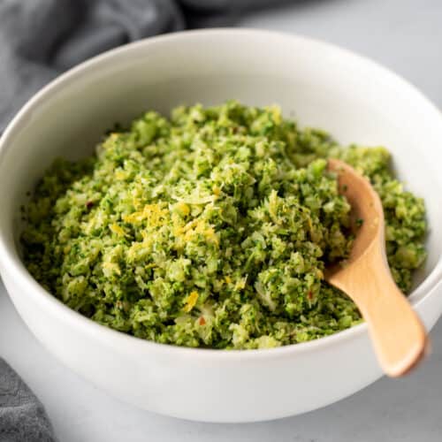 How to Make Riced Broccoli - My Quiet Kitchen