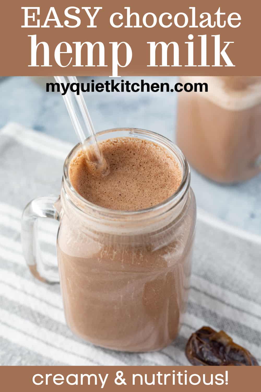Chocolate Hemp Milk - My Quiet Kitchen
