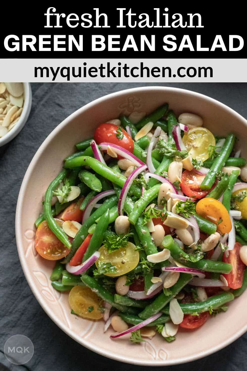 Cold Italian Green Bean Salad - My Quiet Kitchen