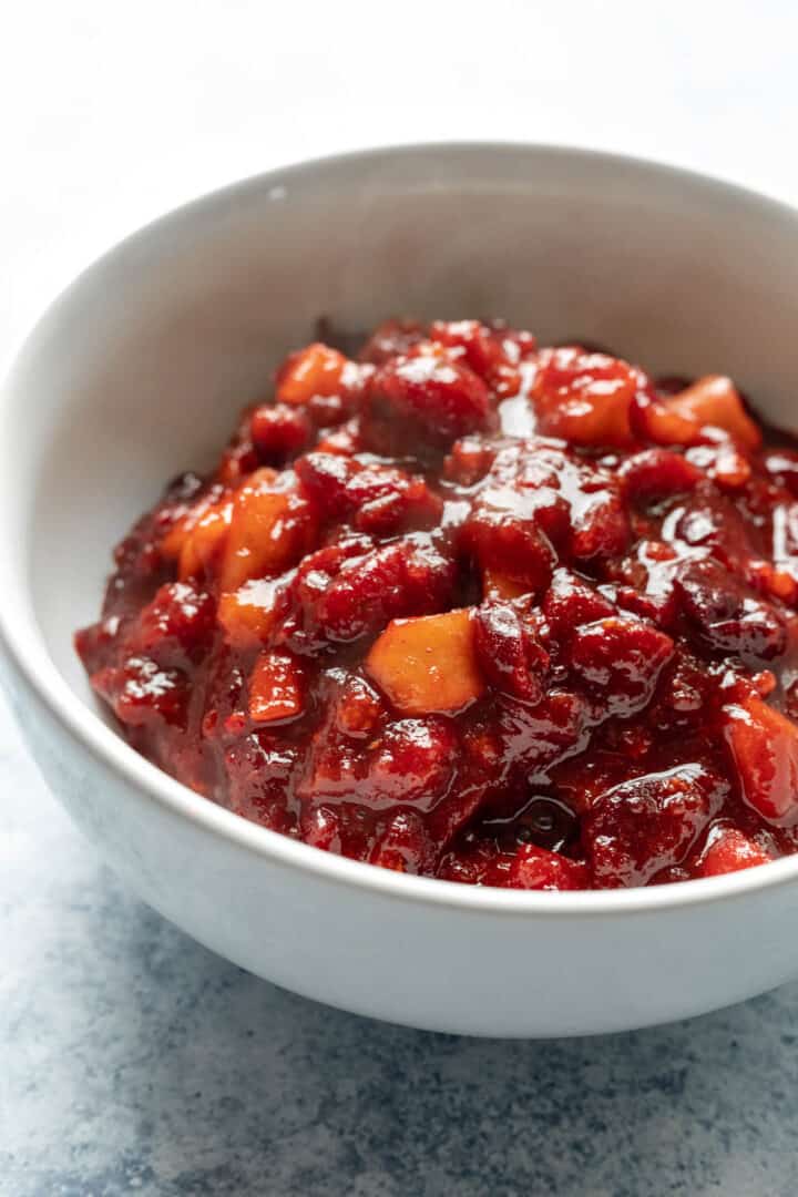 Apple Cranberry Compote - My Quiet Kitchen