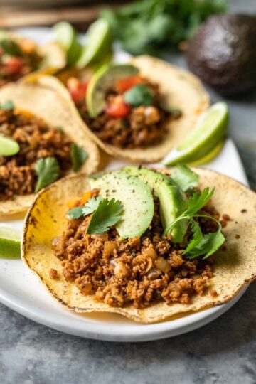 Easy TVP Tacos - My Quiet Kitchen