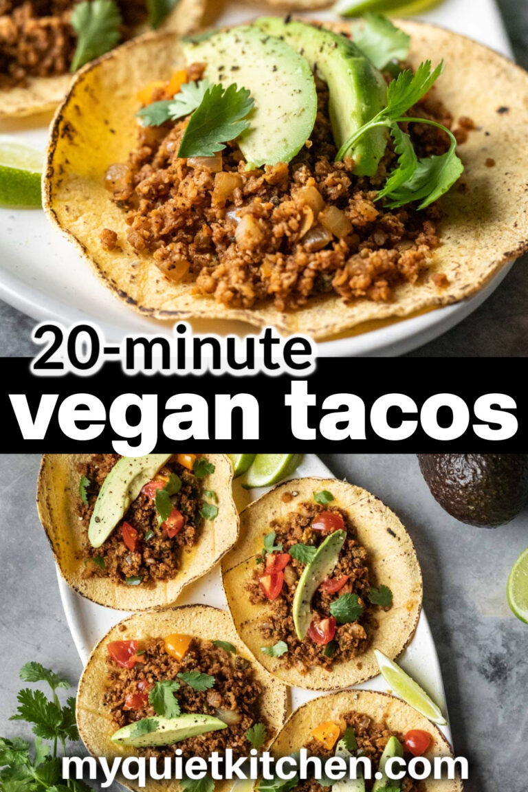 Easy TVP Tacos - My Quiet Kitchen