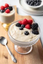 Vegan Vanilla Pudding - My Quiet Kitchen