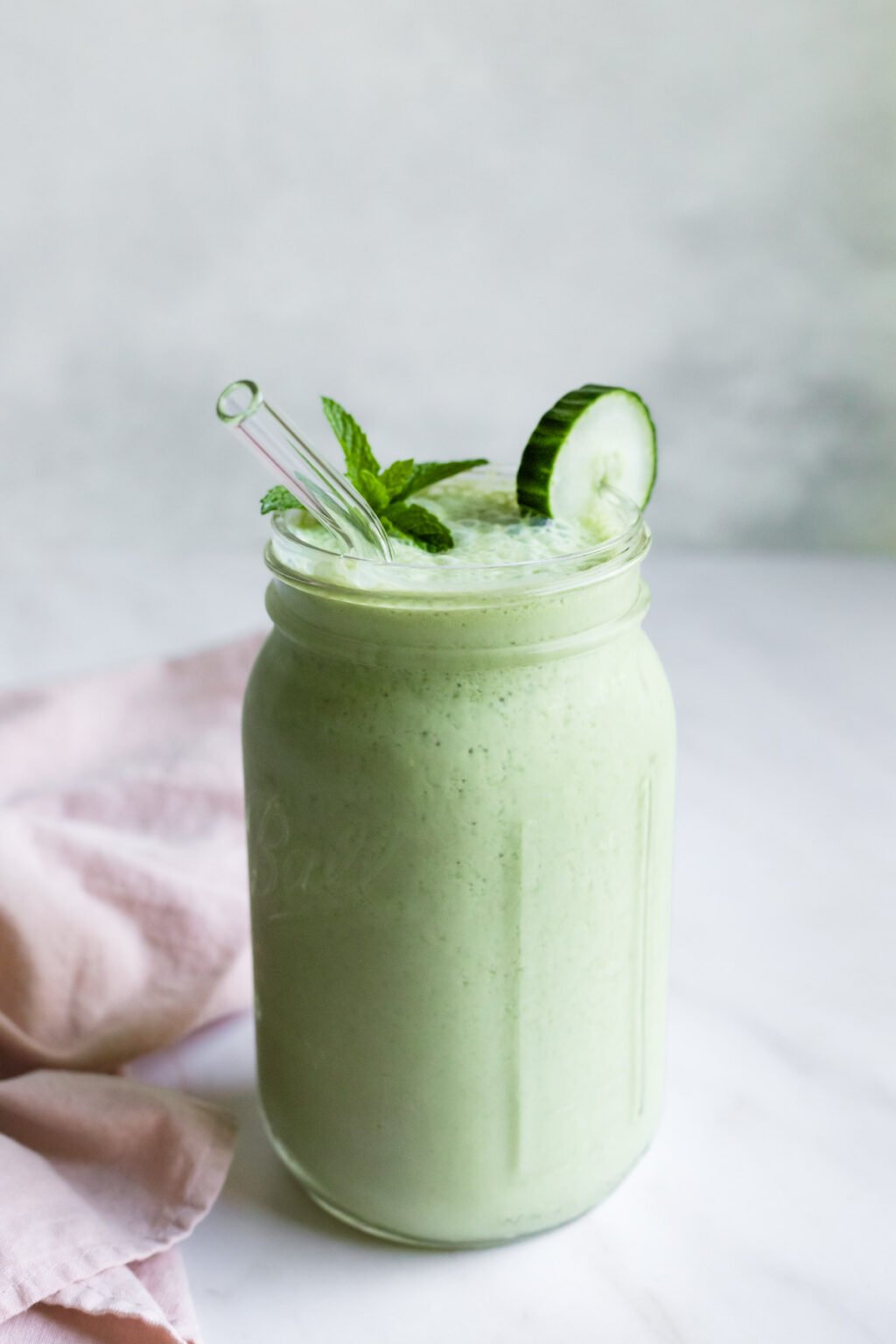 Creamy Cucumber Smoothie - My Quiet Kitchen