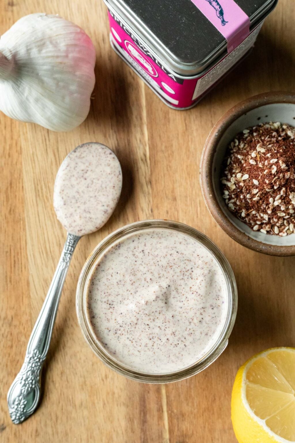 Za'atar Dressing - My Quiet Kitchen