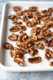 Maple Glazed Walnuts (Easy & Versatile) - My Quiet Kitchen