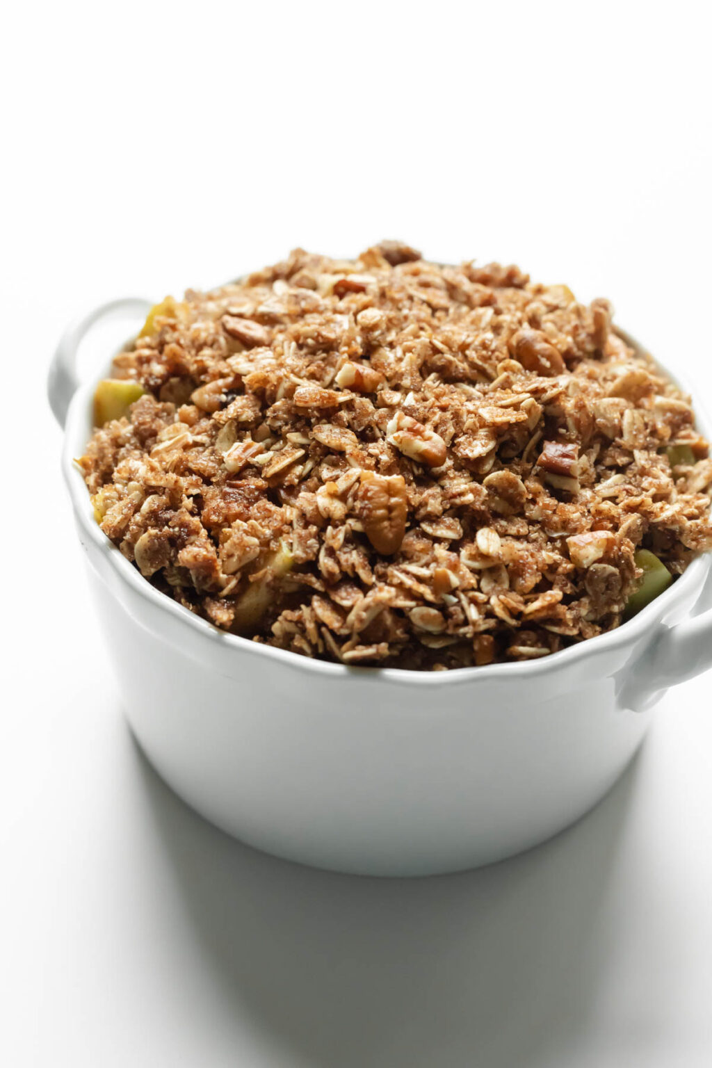 Microwave Apple Crisp (Easy Scalable Recipe) - My Quiet Kitchen