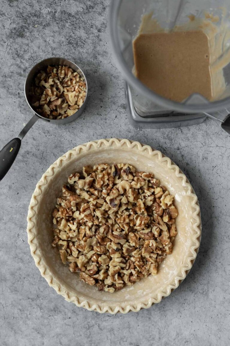 Vegan Walnut Pie - My Quiet Kitchen