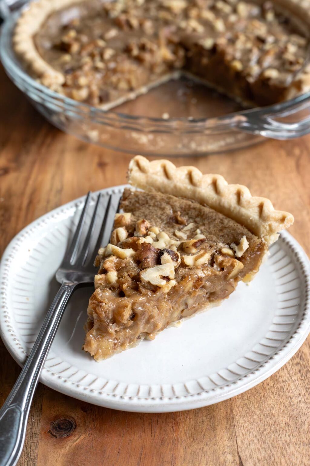 Vegan Walnut Pie - My Quiet Kitchen