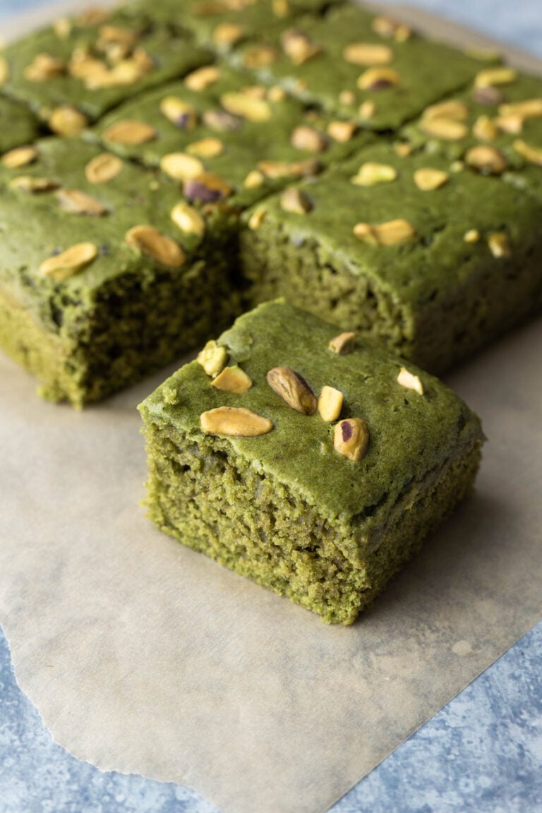 Easy Matcha Cake (Vegan) - My Quiet Kitchen