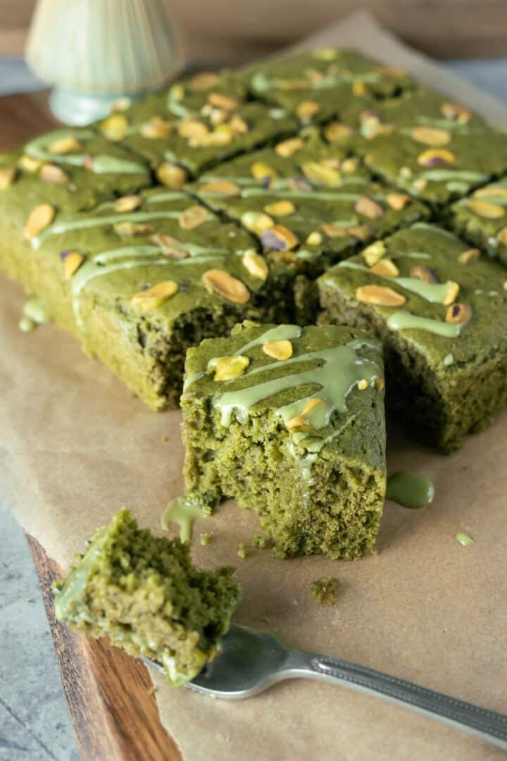 Easy Matcha Cake (Vegan) - My Quiet Kitchen