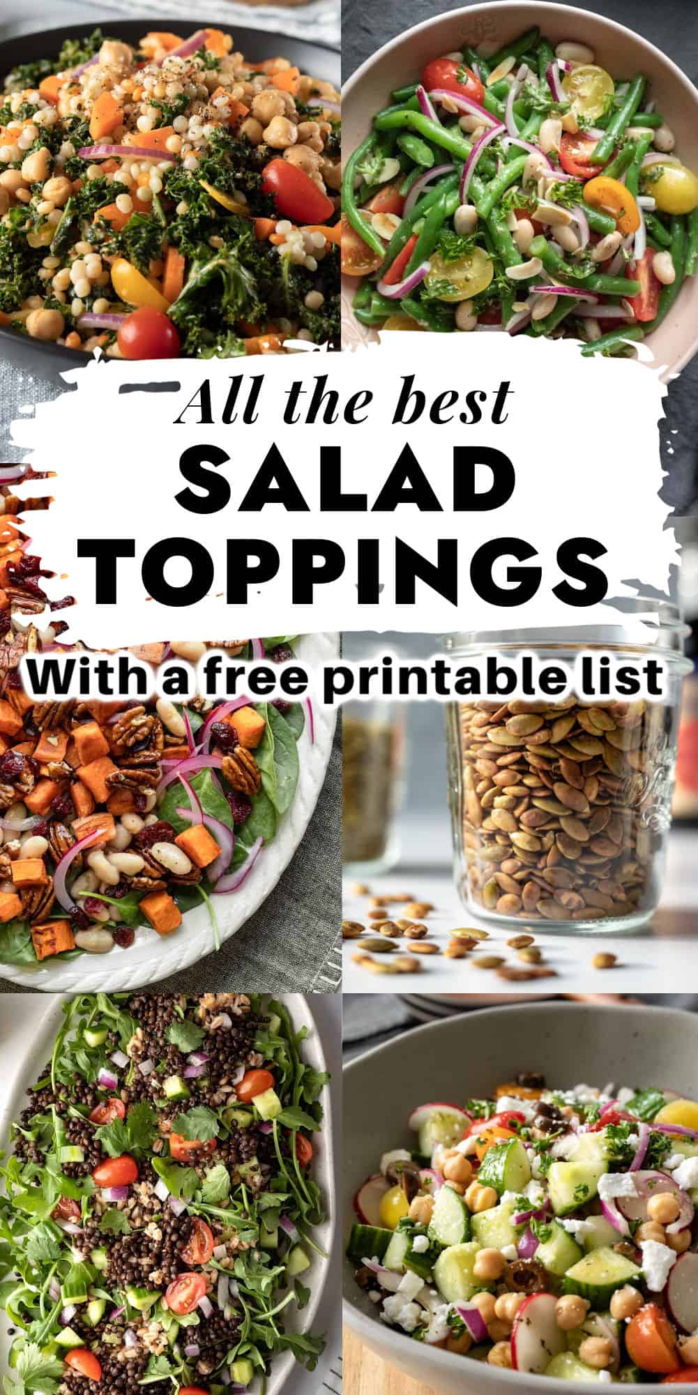 Salad Toppings That Will Make You CRAVE Salad! - My Quiet Kitchen