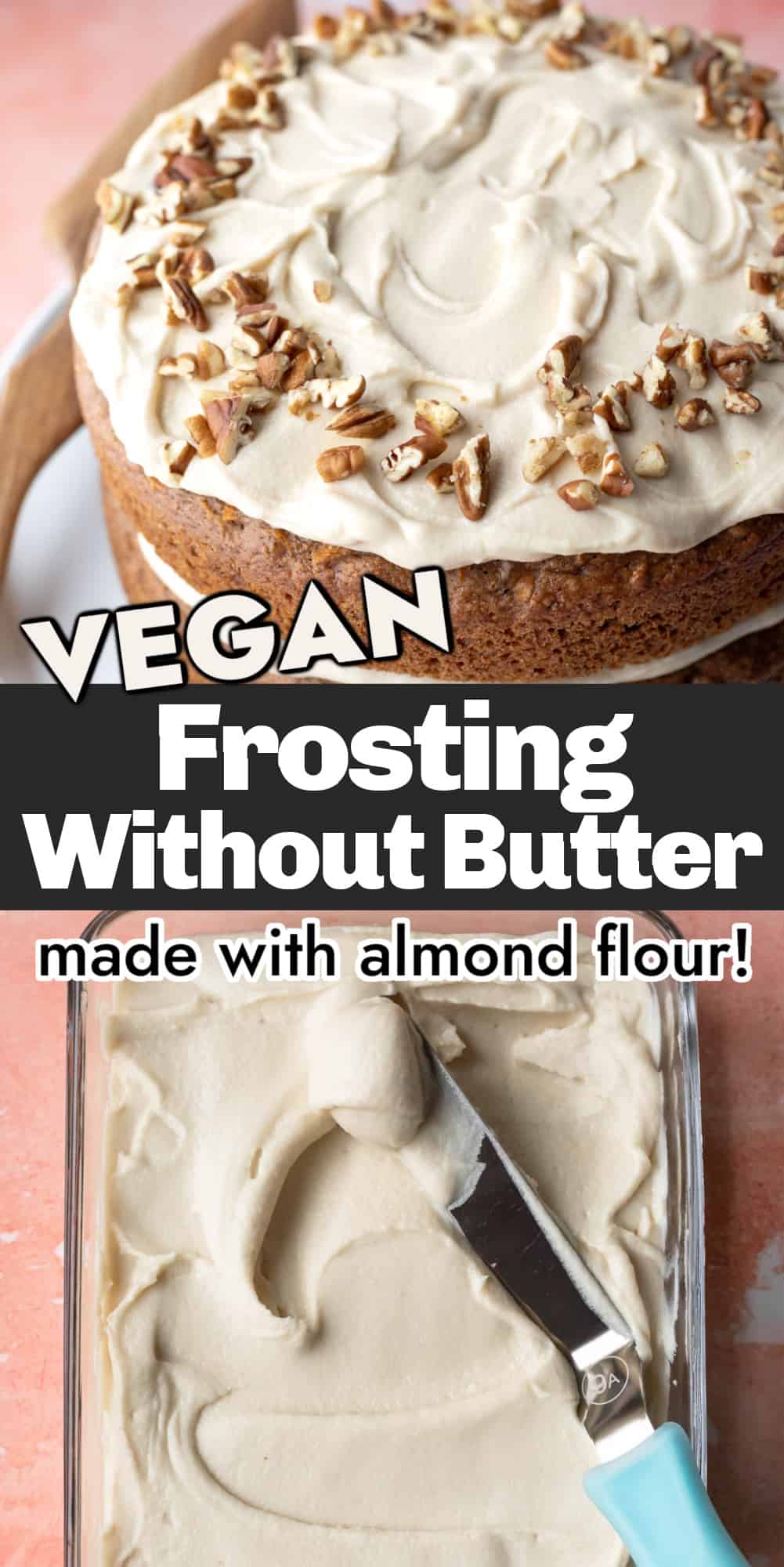 Vegan Frosting Without Butter (Low Sugar, No Oil) - My Quiet Kitchen
