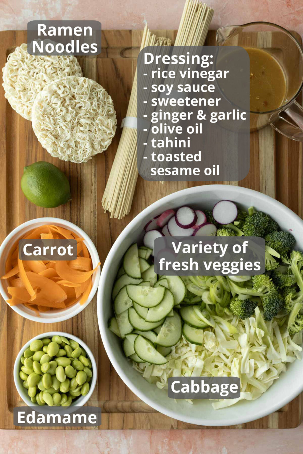 Cold Ramen Noodle Salad - My Quiet Kitchen