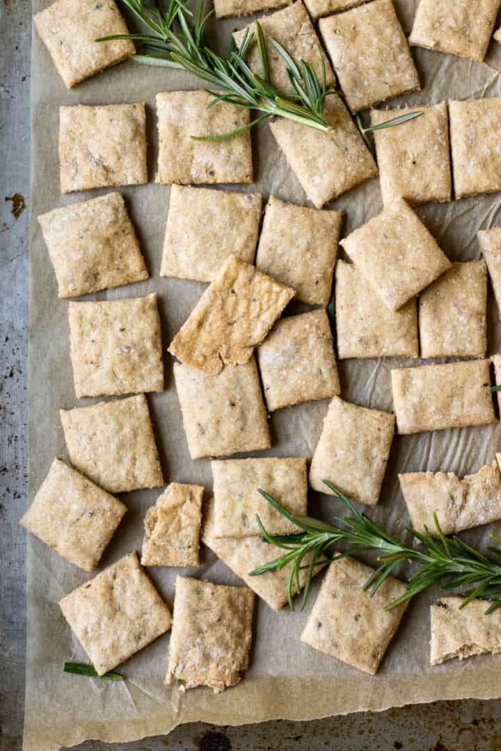 Whole Wheat Crackers - My Quiet Kitchen
