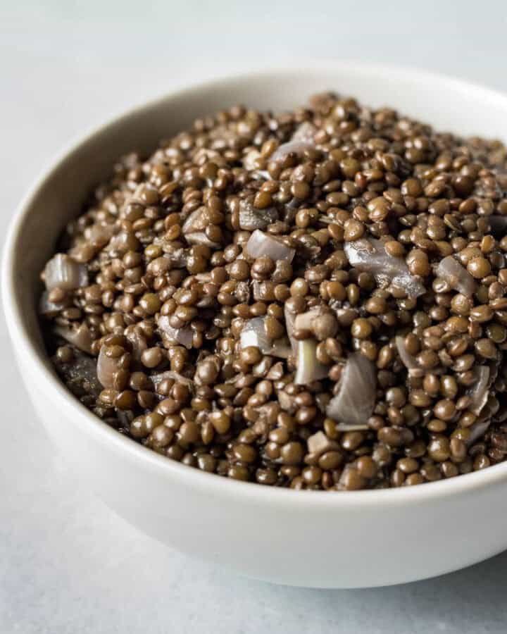 Simple Black Lentils (Stovetop or Instant Pot) - My Quiet Kitchen