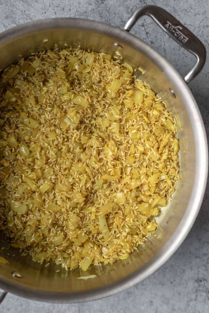 Brown Rice Pilaf - My Quiet Kitchen
