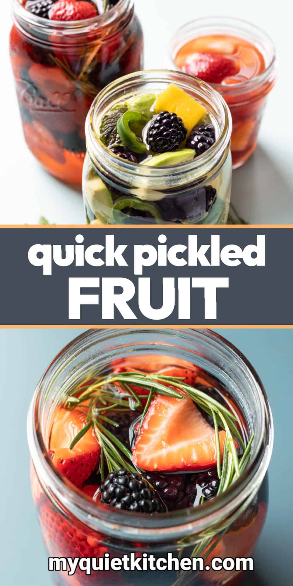Quick Pickled Fruit - My Quiet Kitchen