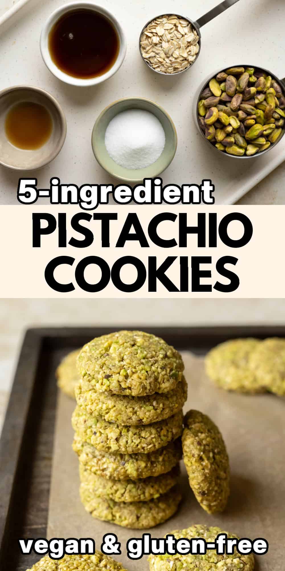 5-Ingredient Pistachio Cookies - My Quiet Kitchen