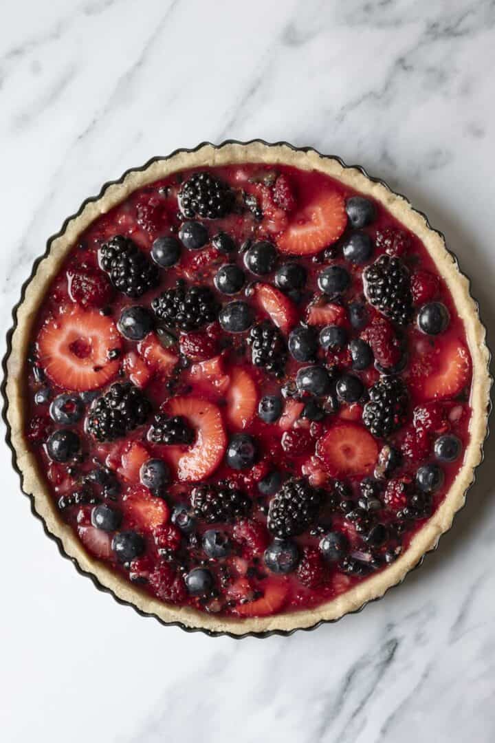 Mixed Berry Tart (Gluten-Free & Vegan) - My Quiet Kitchen