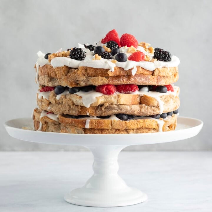 French Toast Breakfast Cake - My Quiet Kitchen