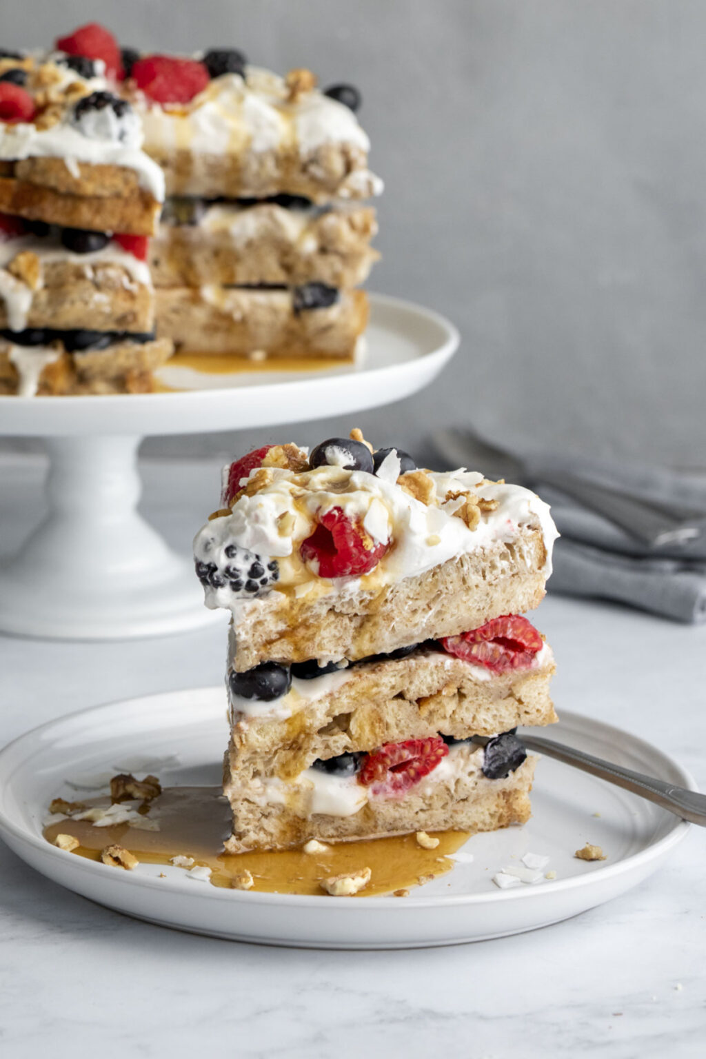French Toast Breakfast Cake - My Quiet Kitchen