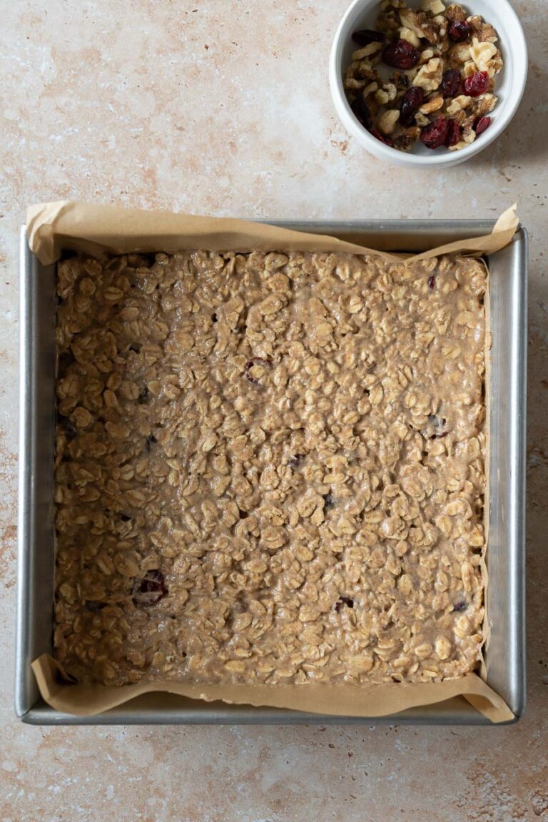 Baked Oatmeal Bars - My Quiet Kitchen